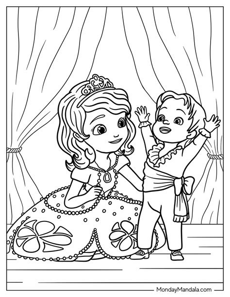 Sofia The First Coloring Pages Free Pdf Printables