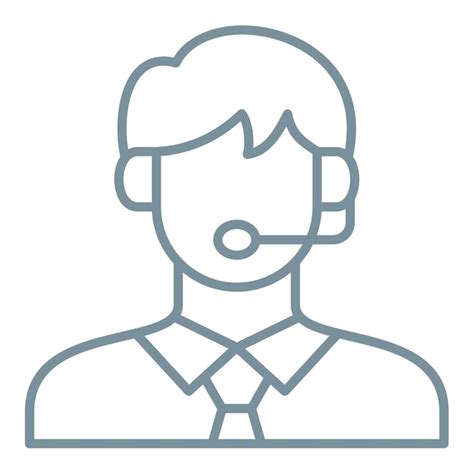 Premium Vector Customer Service Agent Icon