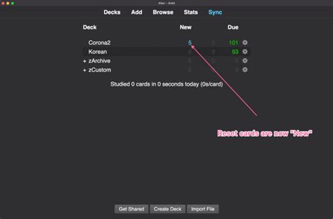 How To Reset Your Anki Deck I Don T Recommend It