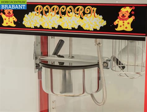 Hcb Popcornmachine Popcorn Machine Zwart 230v Braderie Markt Horeca Horecacentrum Brabant