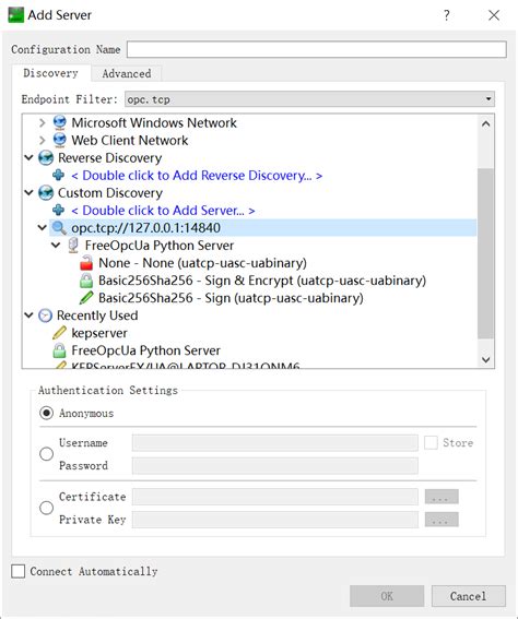 About Server Method Registertodiscovery · Issue 270 · Freeopcua