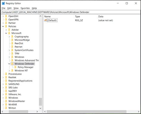 Fixed Windows Defender Start Actions Not Working Windows1110