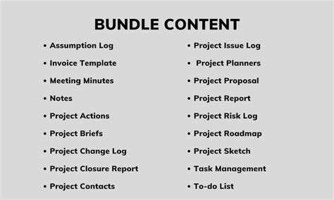 Editable Project Management Templates Bundle Full Bundle Of Editable Project Templates
