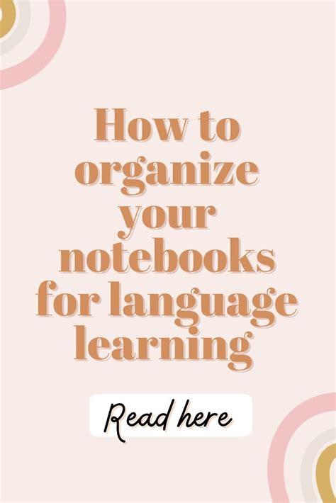 How To Organize Your Notebooks For Learning A Language Artofit