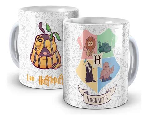 Caneca Harry Potter Casas De Hogwarts Cute Lufa Lufa Mercadolivre