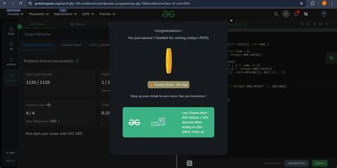 Gfg160 Geekstreak2024 Geeksforgeeks Codingchallenge Problemsolving