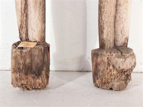 Ifugao Bulul Male And Female Bontoc Pine Figures Circa 1940 Ebth