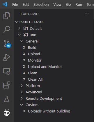 PlatformIO Upload Button On VS Code PlatformIO Taskbar How To Set To