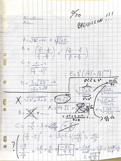 Note Maths Pdf