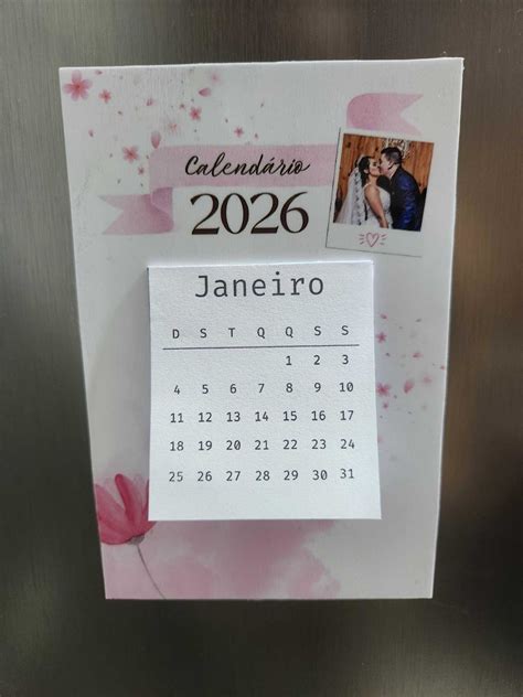 Calendário Personalizado Imã Elo7 Produtos Especiais
