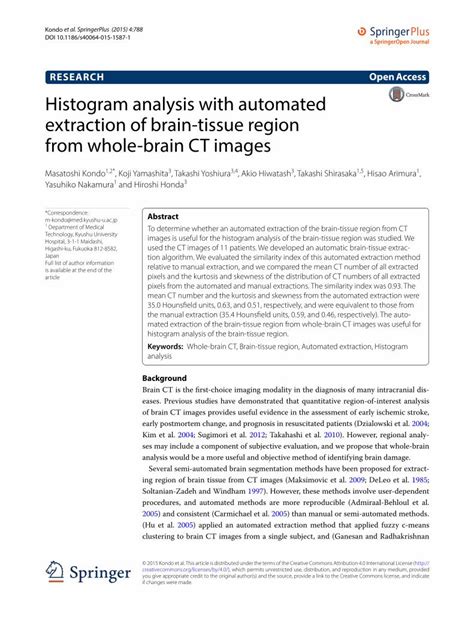 Pdf Histogram Analysis With Automated Extraction Of Brain Dokumentips Pdf Histogram Analysis With Automated Extraction Of Brain Dokumentips