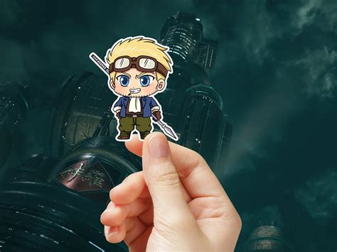 Water Resistant Glossy Sticker Chibi Cid Sticker Tokyo Mochi