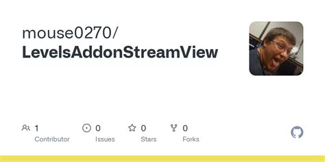 Github Mouse0270levelsaddonstreamview