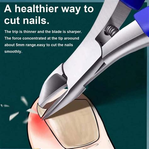 Ingrown Toenail Clipper Tool Kit Stainless Steel Nail Clippers For