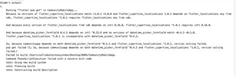 Getting Error While Building Ios App From Flutter Stack Overflow