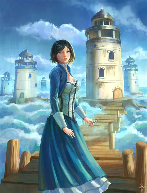 Fan Art Elizabeth And Lighthouse Artist Karmamonster Rbioshock