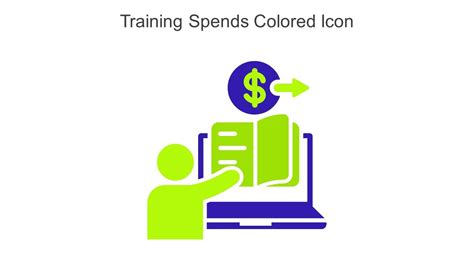 Training Spends Colored Icon In Powerpoint Pptx Png And Editable Eps Format PPT PowerPoint
