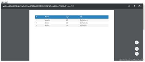 纯前端生成pdf js动态获取后台数据生成pdf 生成pdf后台的js样式 csdn博客