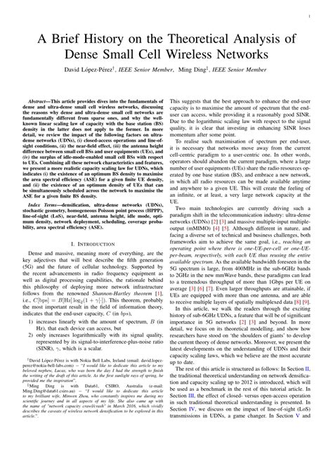 pdf toward ultradense small cell networks a brief history on the