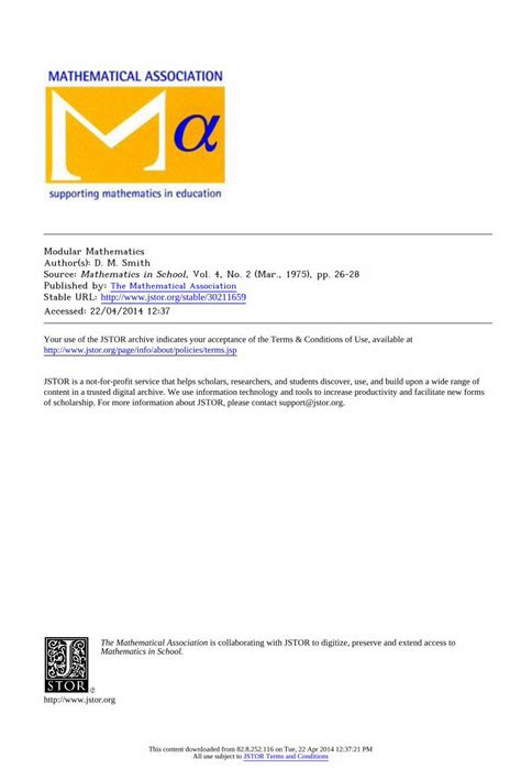 Pdf Modular Mathematics Dokumen Tips