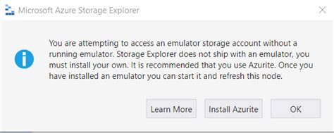 Azurestorageexplorer Not Connecting To Azurite In Docker · Issue 1648 · Azureazurite · Github