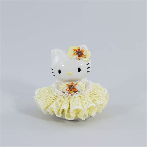Hello Kitty Yellow Irish Dresden