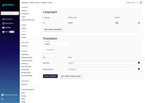 Management Multi Languages Storage At Domain Level · Issue 8071 · Gravitee Ioissues · Github