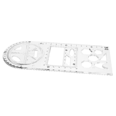 Engineering Template Ruler Angoily Multi Functional Circle Ruler All