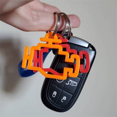 Engine Keychain Etsy