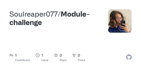 GitHub Soulreaper Module Challenge
