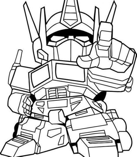 变形金刚简笔画图片大全大图可爱又好看（热门13张） 简笔画图片大全
