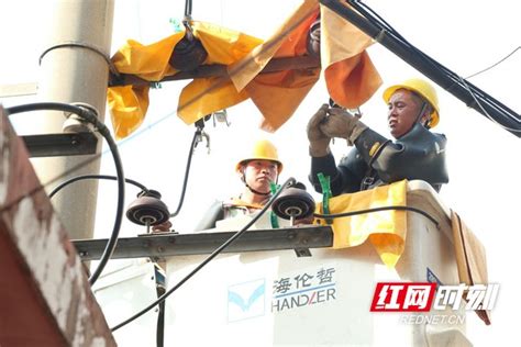 迎峰度夏保供电丨奋战在烈日下的娄底“汗族人”市州聚焦湖南频道红网