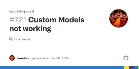Custom Models Not Working · Issue 721 · Upscaylupscayl · Github