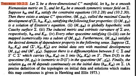 Differential Geometry What Is The Precise Difference Between Maximal Cauchy Development And