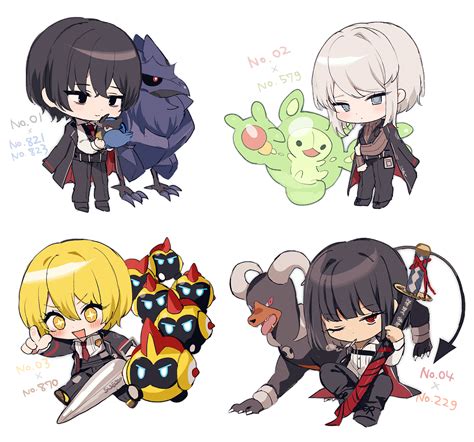 Don Quixote Yi Sang Faust Ryoshu Houndoom And More Pokemon And More Drawn By