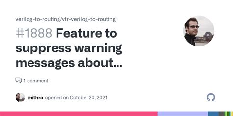 Feature To Suppress Warning Messages About Provided Architecture