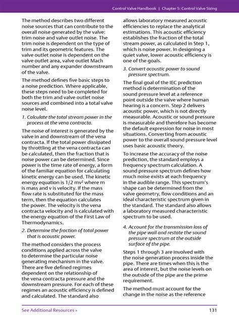 Control Valve Handbook En 3661206 Pages 131 140 Pdf Stainless Steel Noise