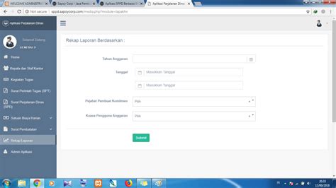 Aplikasi Sppd Surat Perintah Perjalanan Dinas Berbasis Web