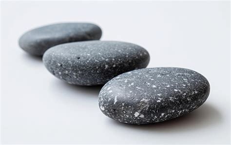 Premium Photo Embracing Luxury With Spa Massage Stones On White Background