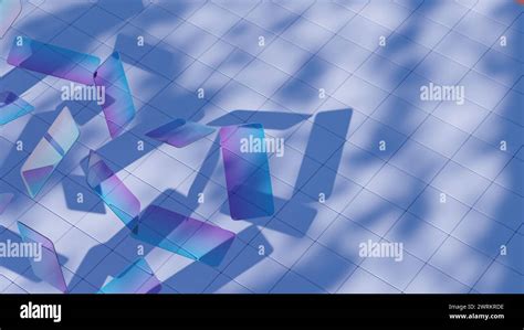 A 3d Glass Abstract Form Background Providing A Modern And Stylish
