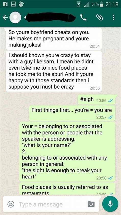 Pregnant Side Chick Texts The Wrong Number And Gets Trolled Ebaums World