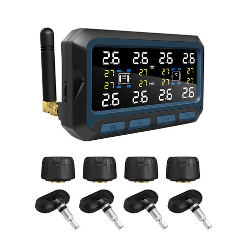 T580 Nf Wf Solar Tyre Pressure Monitoring System 4 Internal And 4