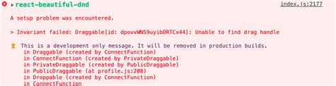 Invariant Failed Draggable Id 8 Unable To Find Drag Handle