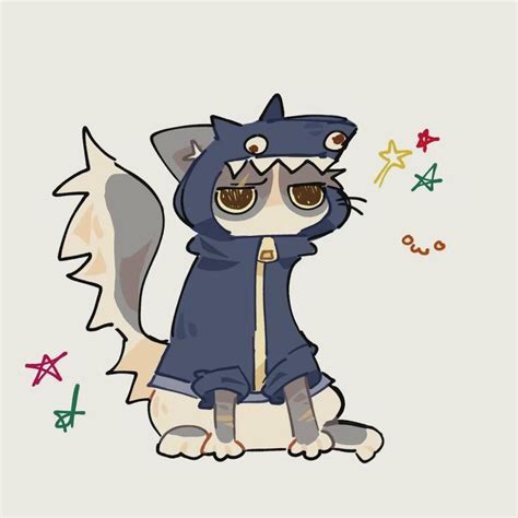 котик в костюме в 2025 г Милые рисунки Иллюстрация кошки Милые каракули