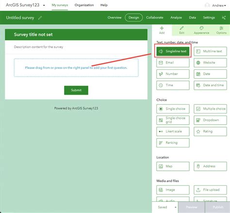 configure arcgis survey123 forms