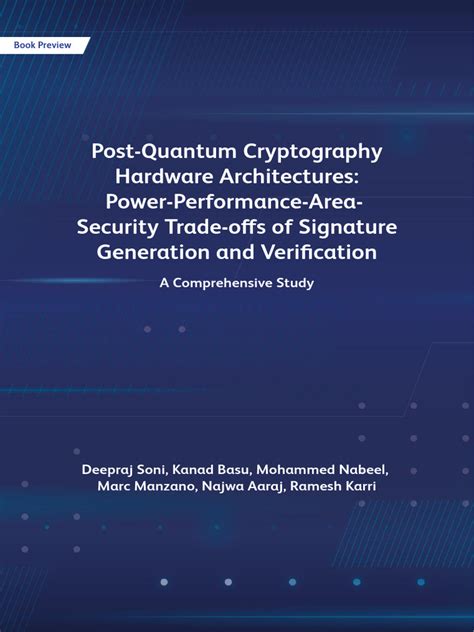 Preview Postquantum Cryptography Hardware Architectures Min Pdf