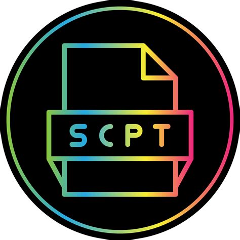 Scpt File Format Icon 15843551 Vector Art At Vecteezy