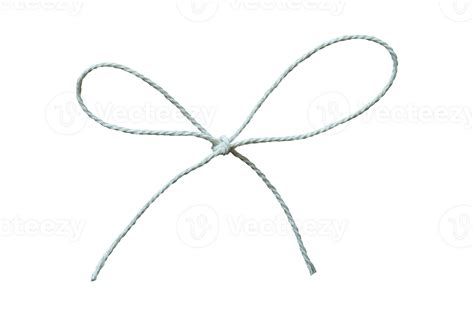 String Bow Isolated White Rope Decoration 36555353 Png