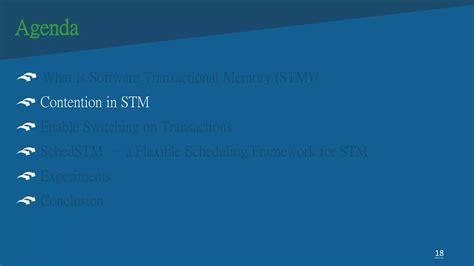 Coscup 2022 腳踏多條船 利用 Coroutine在 Software Transactional Memory上進行動態排程 Ppt