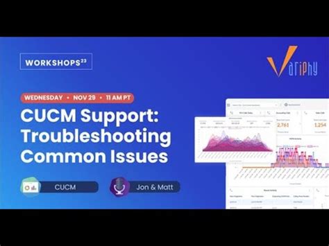 CUCM Support Troubleshooting Common Issues YouTube